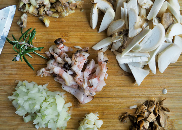 Pasta mit Maronen, Pilzen und Speck – Rezept vom Landgang ins Tessin ...